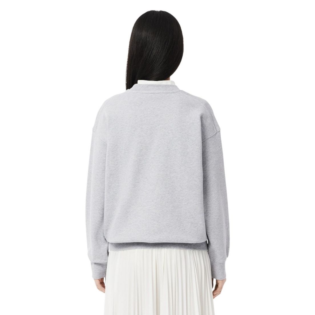 Buzo Lacoste Plisado Oversized De Mujer